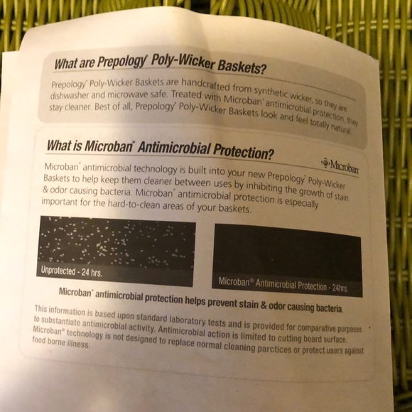 Prepology | Dining | Nib Prepology Polywicker Serving Tray Set | Poshmark